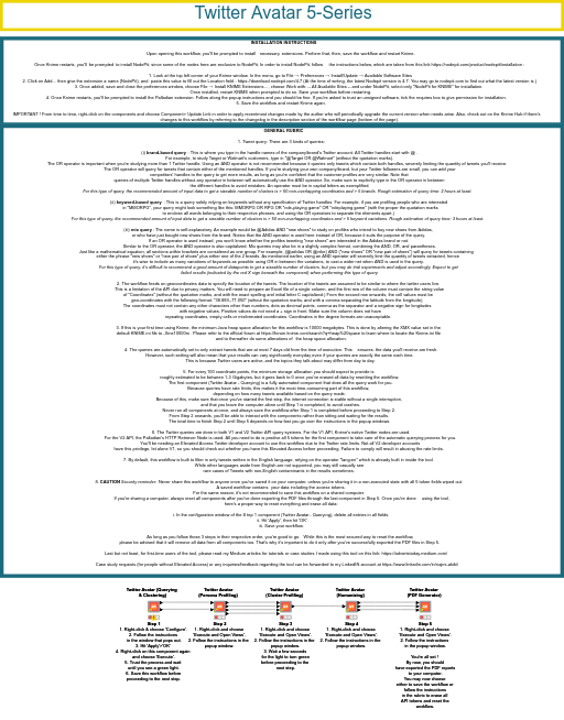 Twitter Avatar Workflow — NodePit